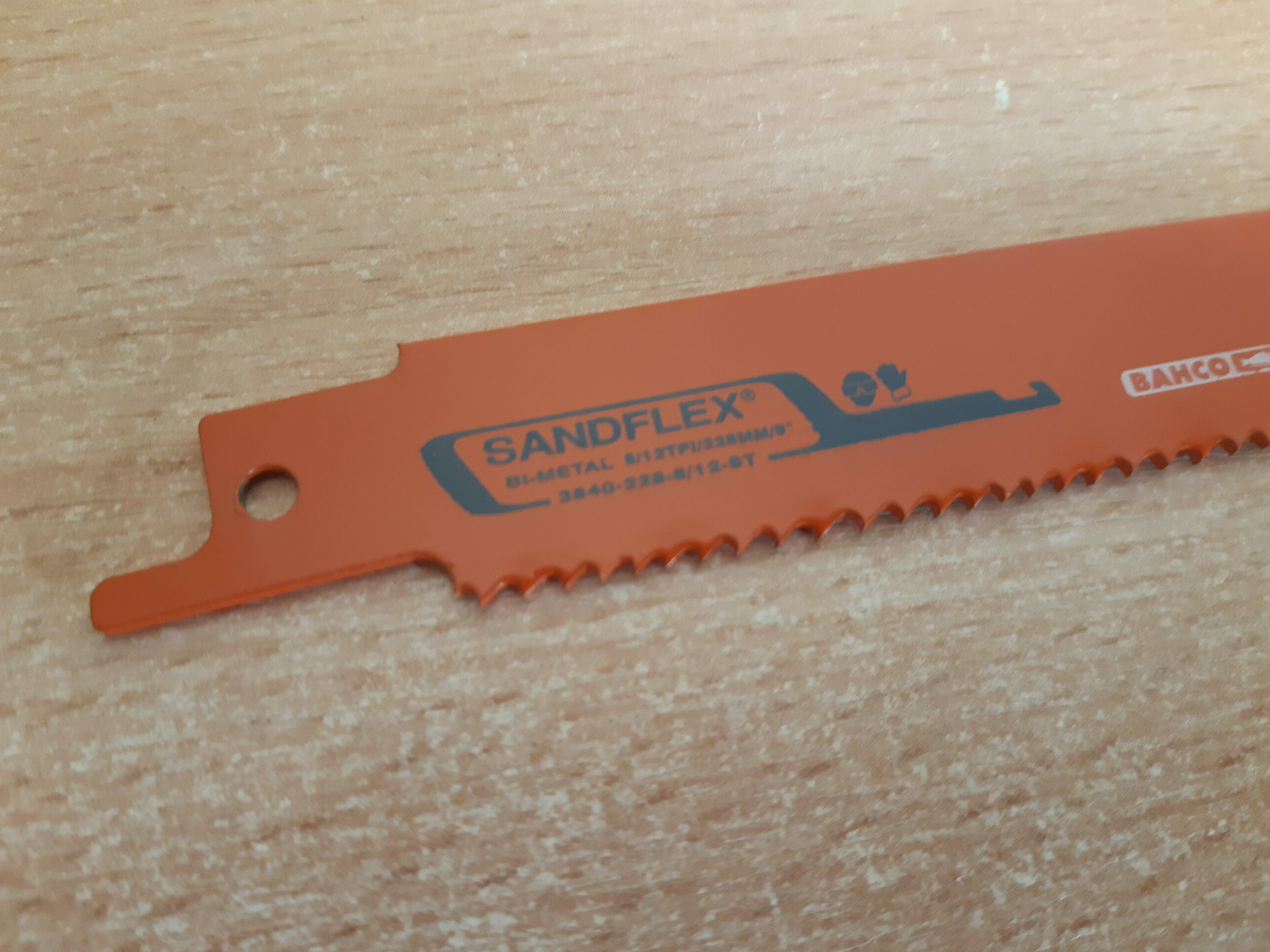 Tiigersae tera - universaalsae leht Bahco Sandflex bimetall - Tools24