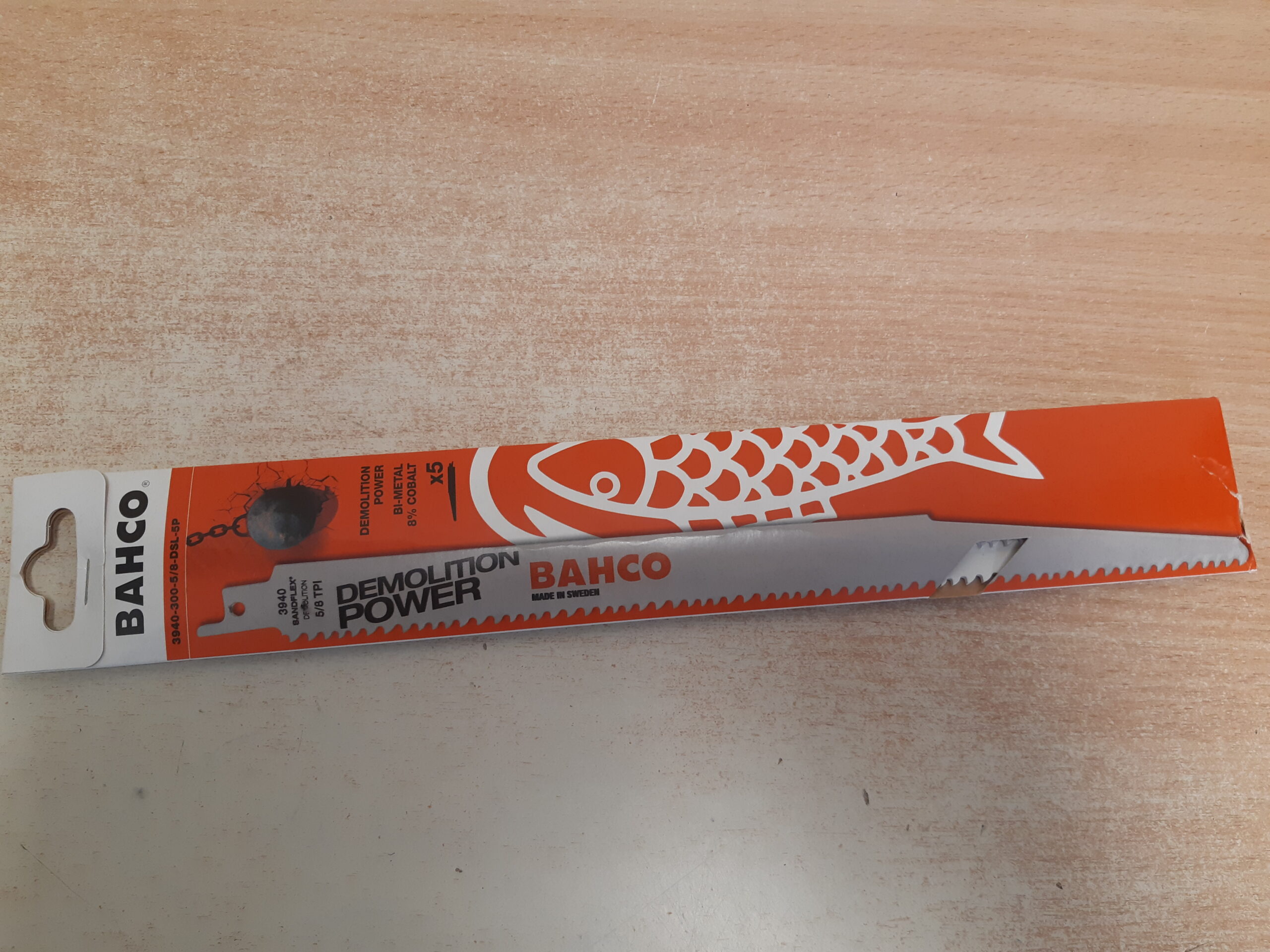 Tiigersae tera - universaalsae leht Bahco lammutustöödeks - Tools24